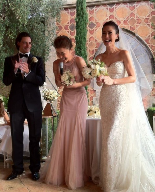 Celebrity Weddings: Kathy Chow and Julien Lepeu – JayneStars.com